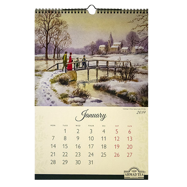 Ahmad Tea | nástěnný kalendář 2019 - Ahmad Tea - Oficiální obchod