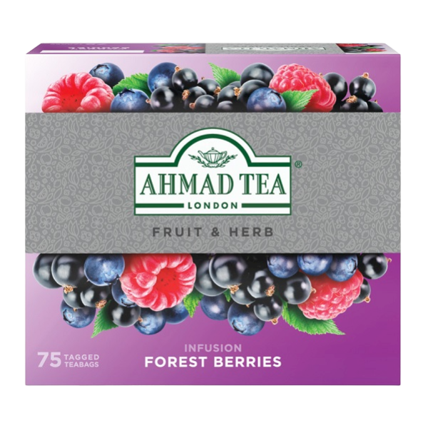 Ahmad Tea | Forest Berries | 75 sáčků (s úvazkem) - Ahmad Tea ...