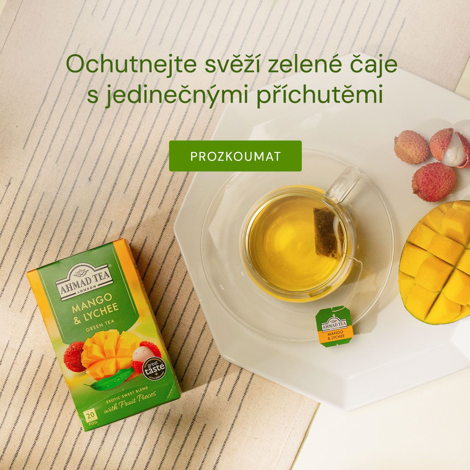 Zelené čaje - Ahmad Tea - Oficiální obchod