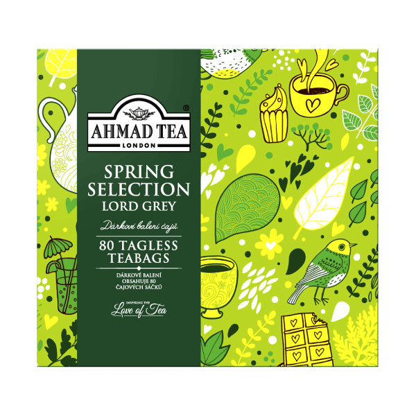 Spring Selection Lord Grey | 80 alu sáčků - Ahmad Tea - Oficiální obchod