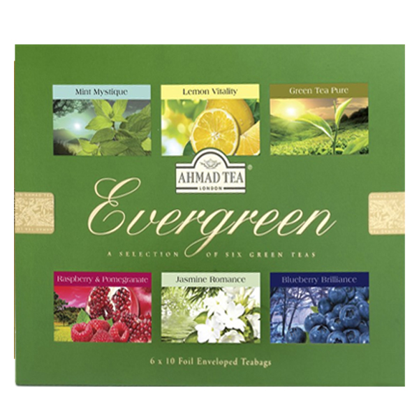 Ahmad Tea | Evergreen Tea Collection | 60x2g alu sáčků - Ahmad Tea ...