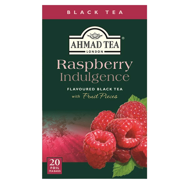 Ahmad Tea | Raspberry Indulgence | 20 alu sáčků - Ahmad Tea - Oficiální ...
