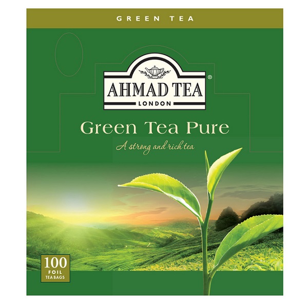 Ahmad Tea | Green Tea Pure | 100 alu sáčků - Ahmad Tea - Oficiální obchod
